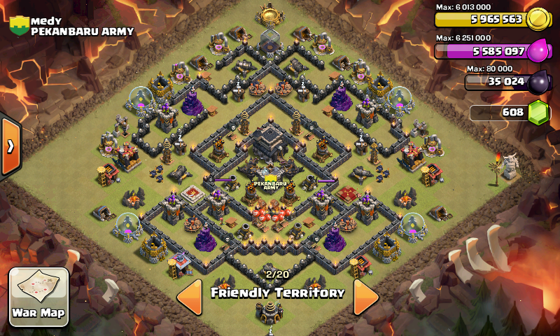 Base War TH 9 Terkuat dan Terbaru 2015 - Semua Tentang Clash Of Clans